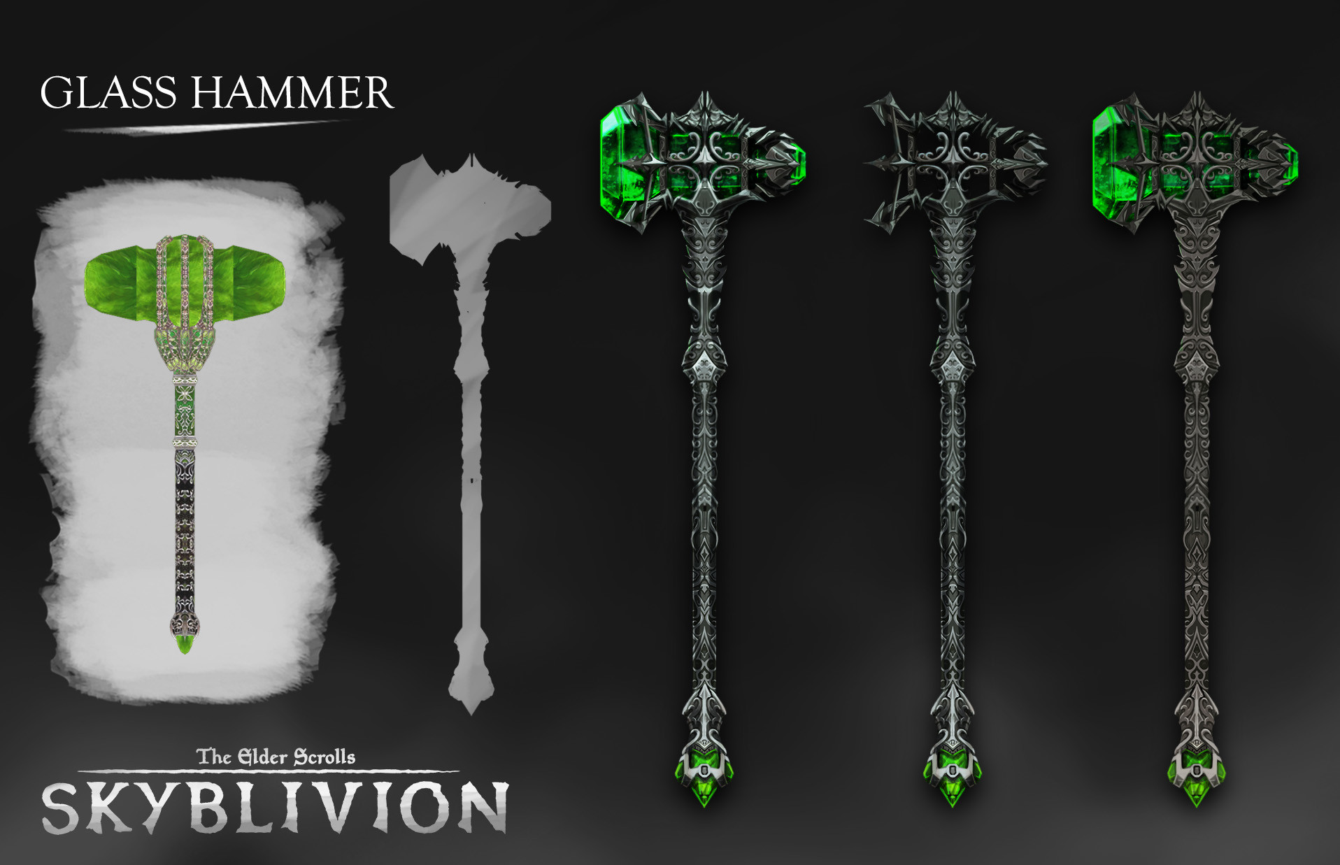 Oblivion Glass Weapons