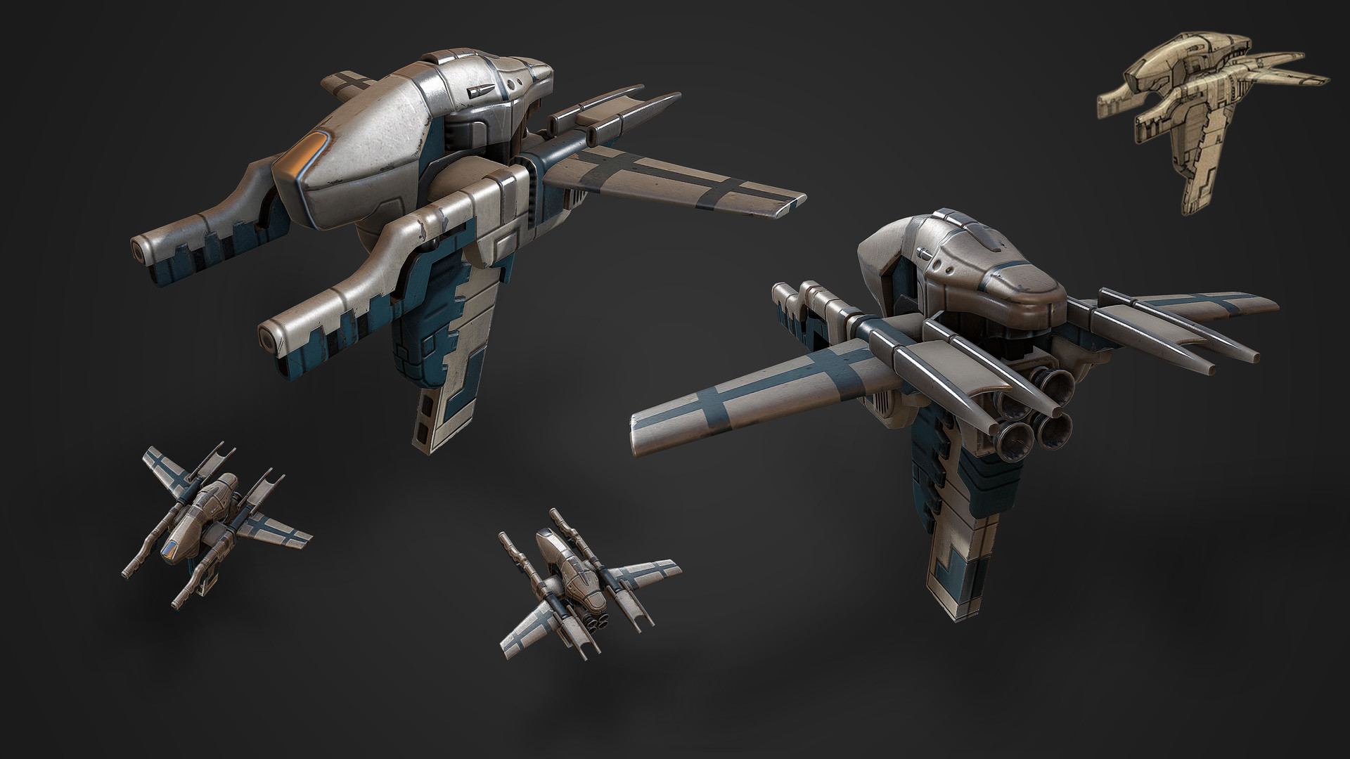 ArtStation - RTS - Spaceship