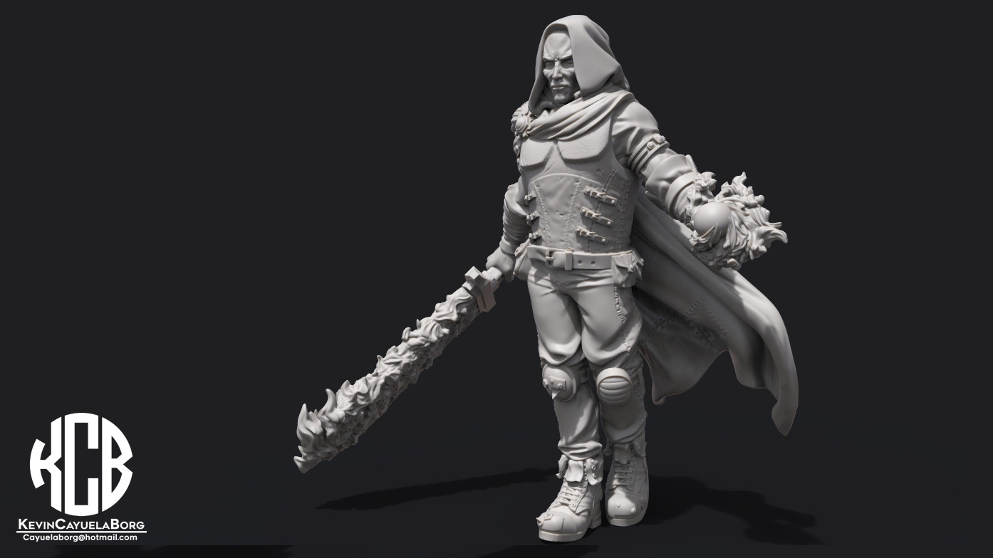 ArtStation - Hollow Mage Alien Adventurers Game 32mm