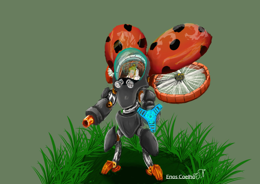 ArtStation - Mecha ladybug.
