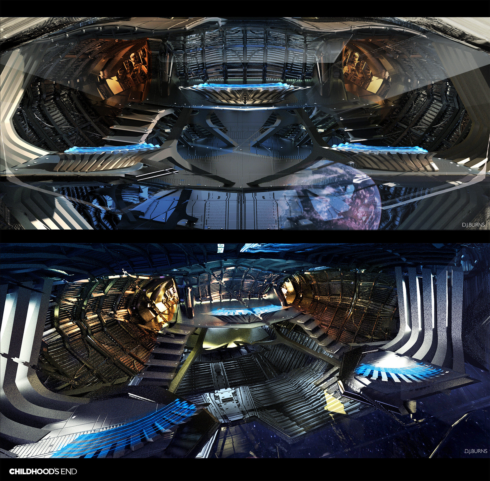 Daniel J Burns - Childhood's End concept art
