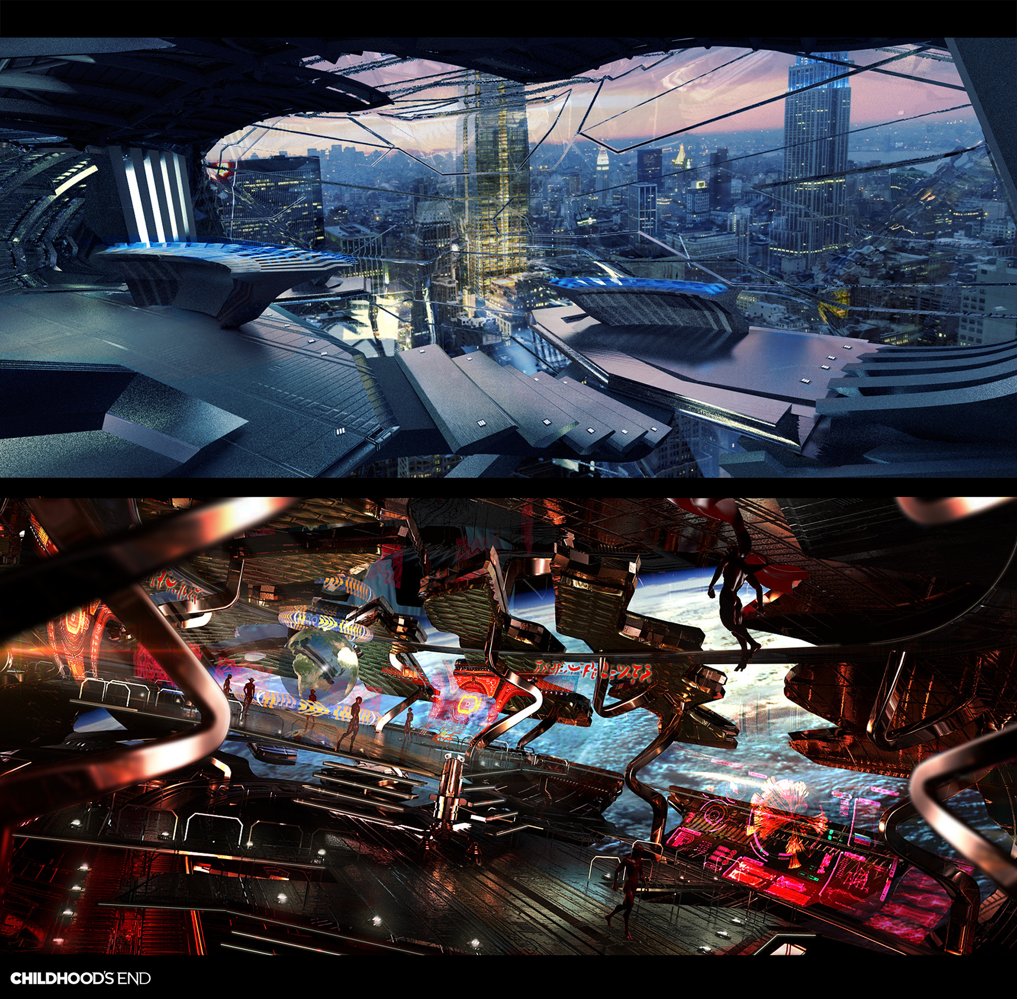 Daniel J Burns - Childhood's End concept art