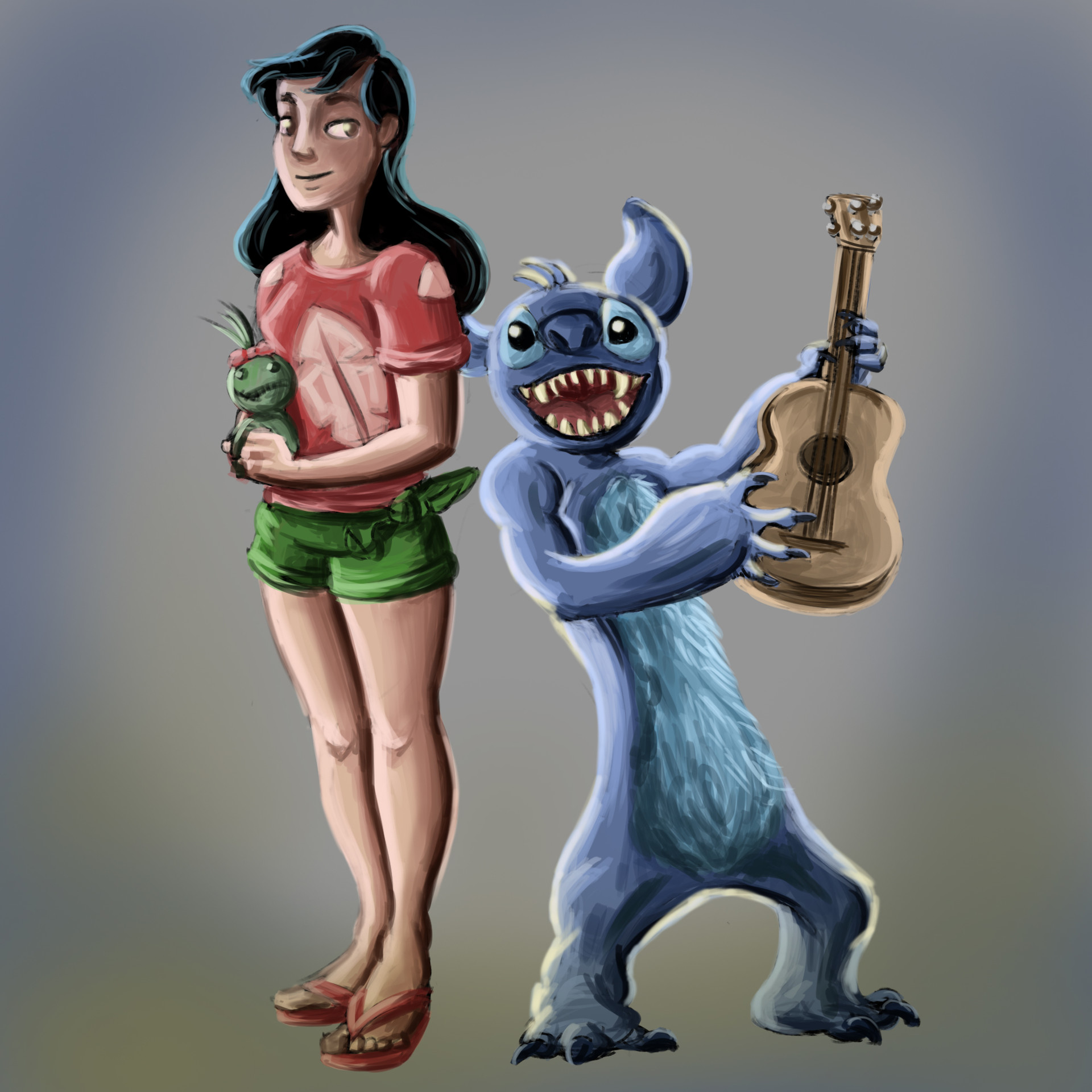 Lilo And Stitch Fan Art Realistic