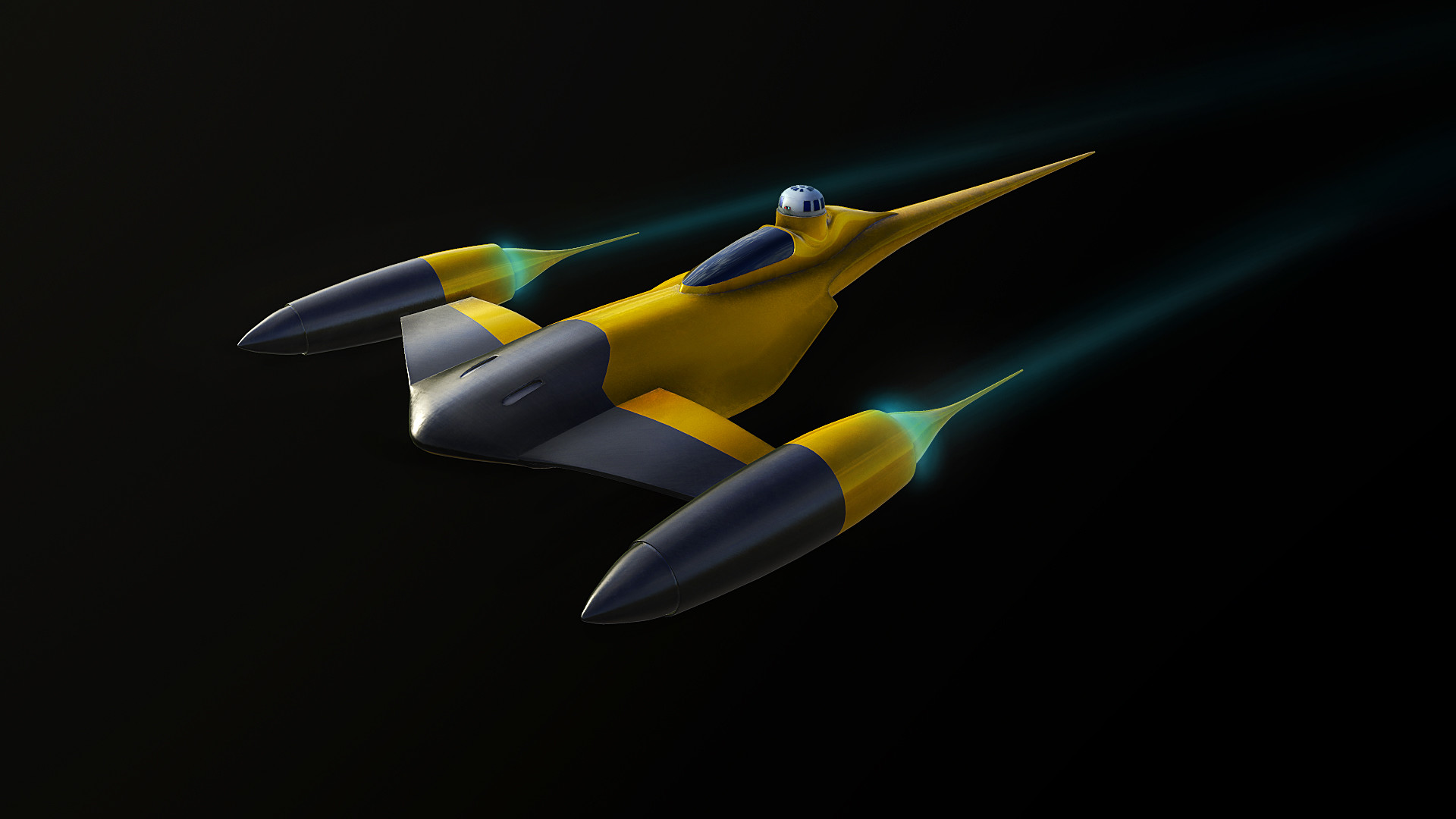 ArtStation - The Naboo N-1 Starfighter