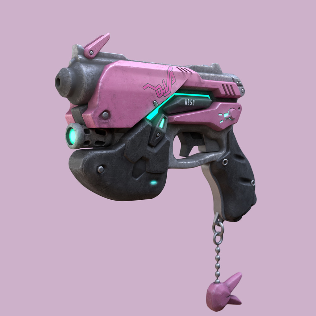 Antonio Mosssucca - D.va Gun - Overwatch Fan Art