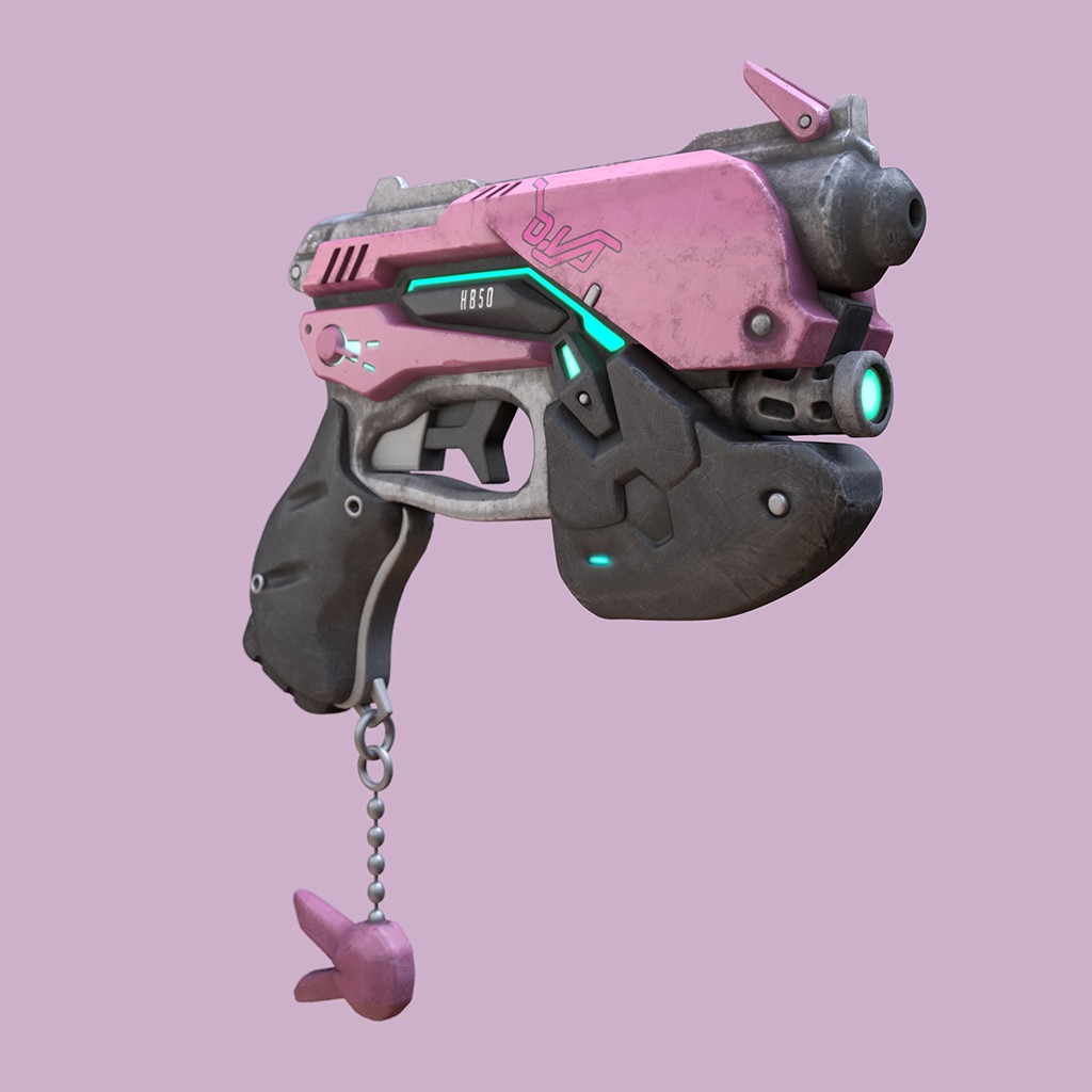 Antonio Mosssucca - D.va Gun - Overwatch Fan Art