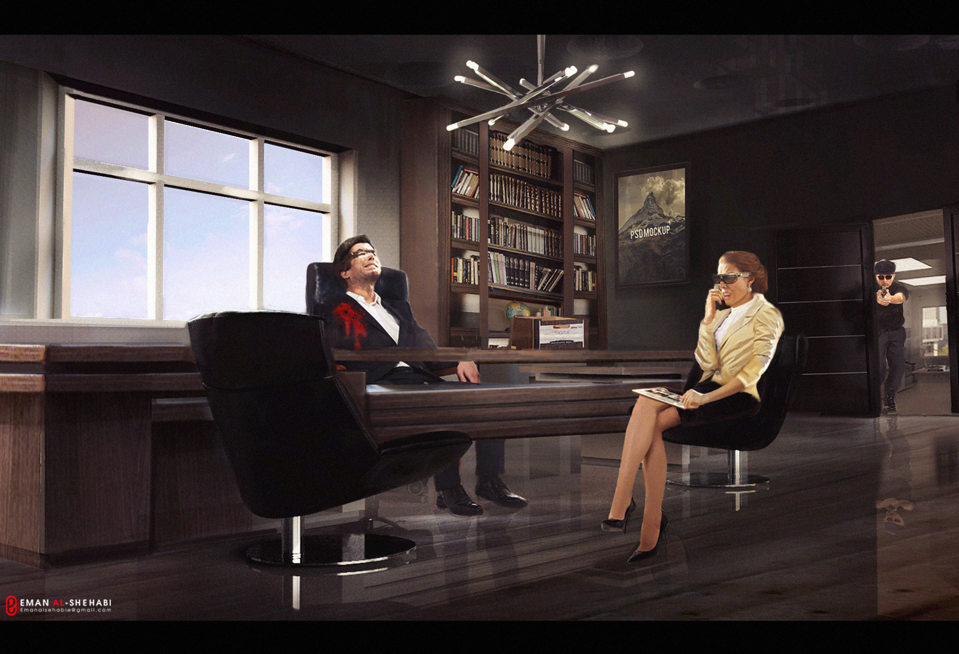 ArtStation - Office_Concept art for VR Game