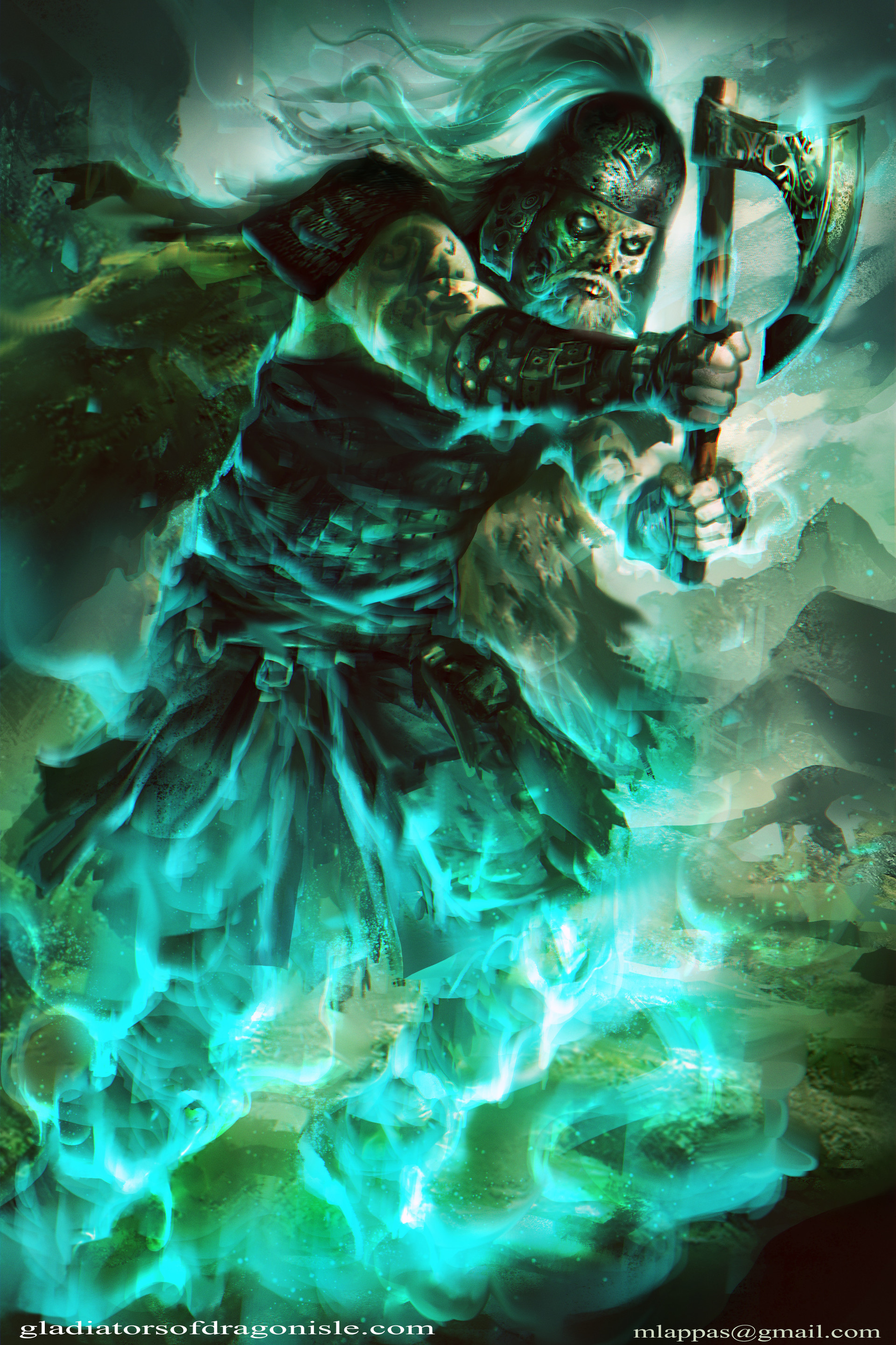 ArtStation - Death Wisp-Gladiators of Dragon Isle|board game