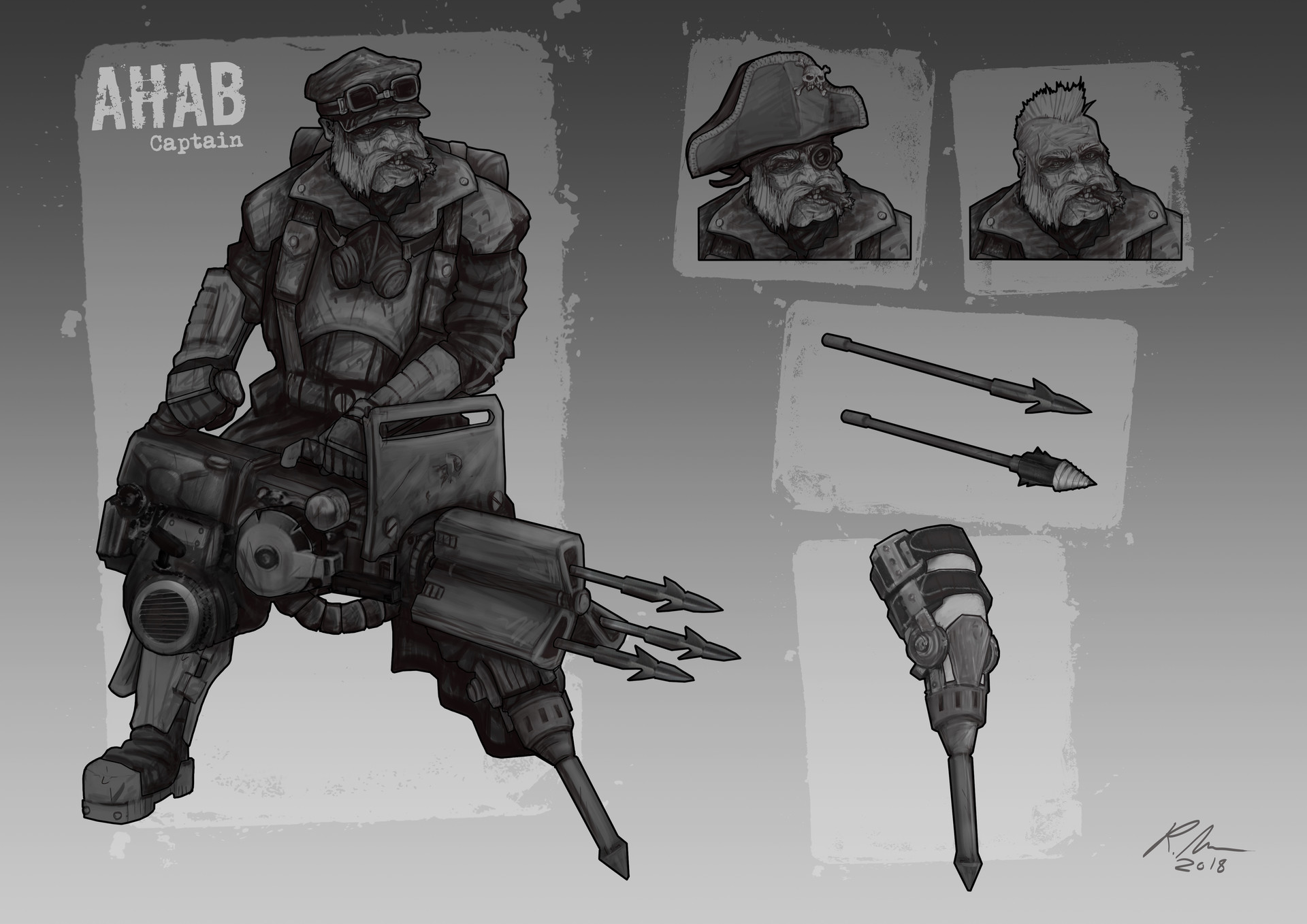 ArtStation - "Space Pirate Captain" - Character
