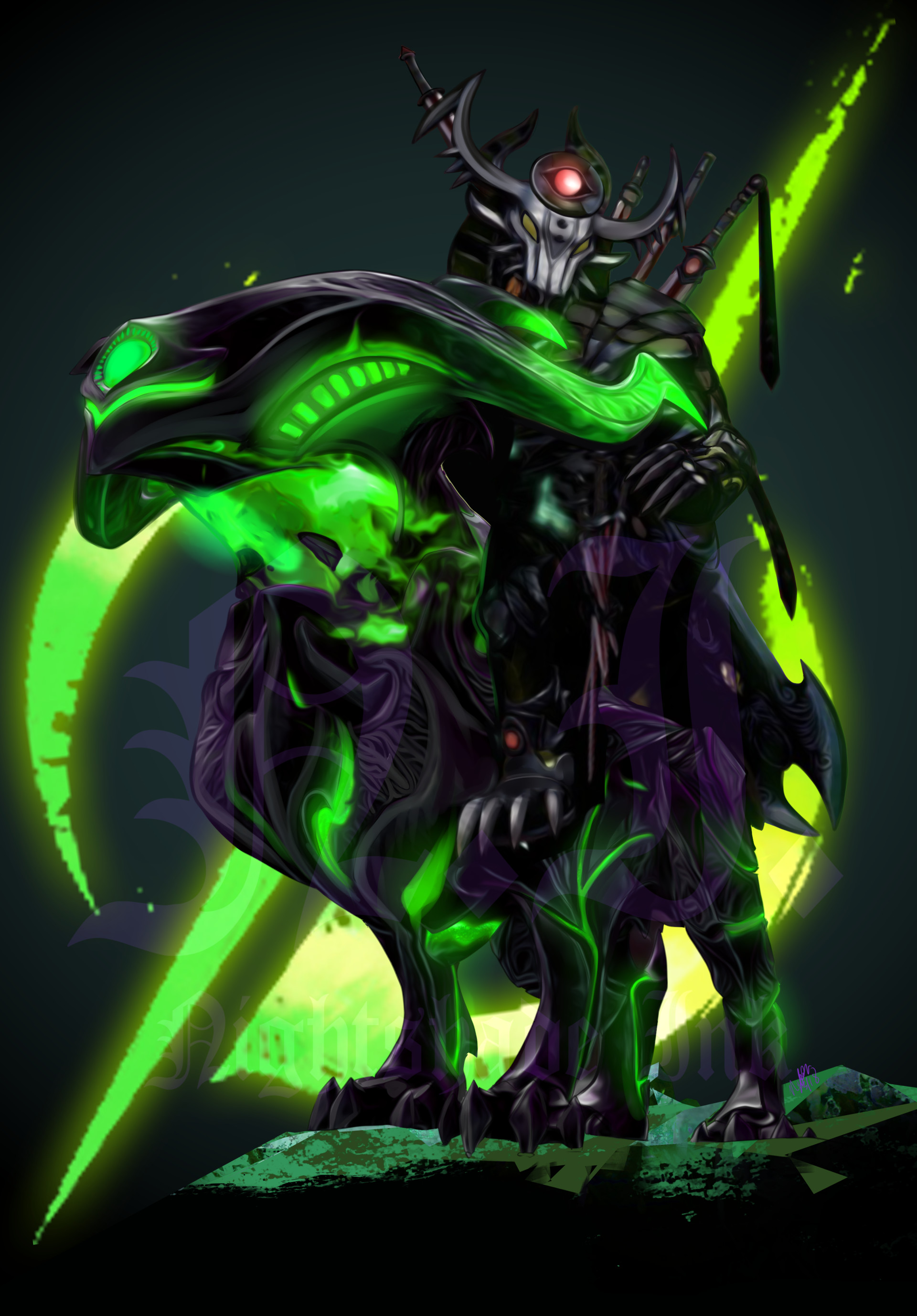 ArtStation - Angelus Mortemreavce - The Charr of the Undead