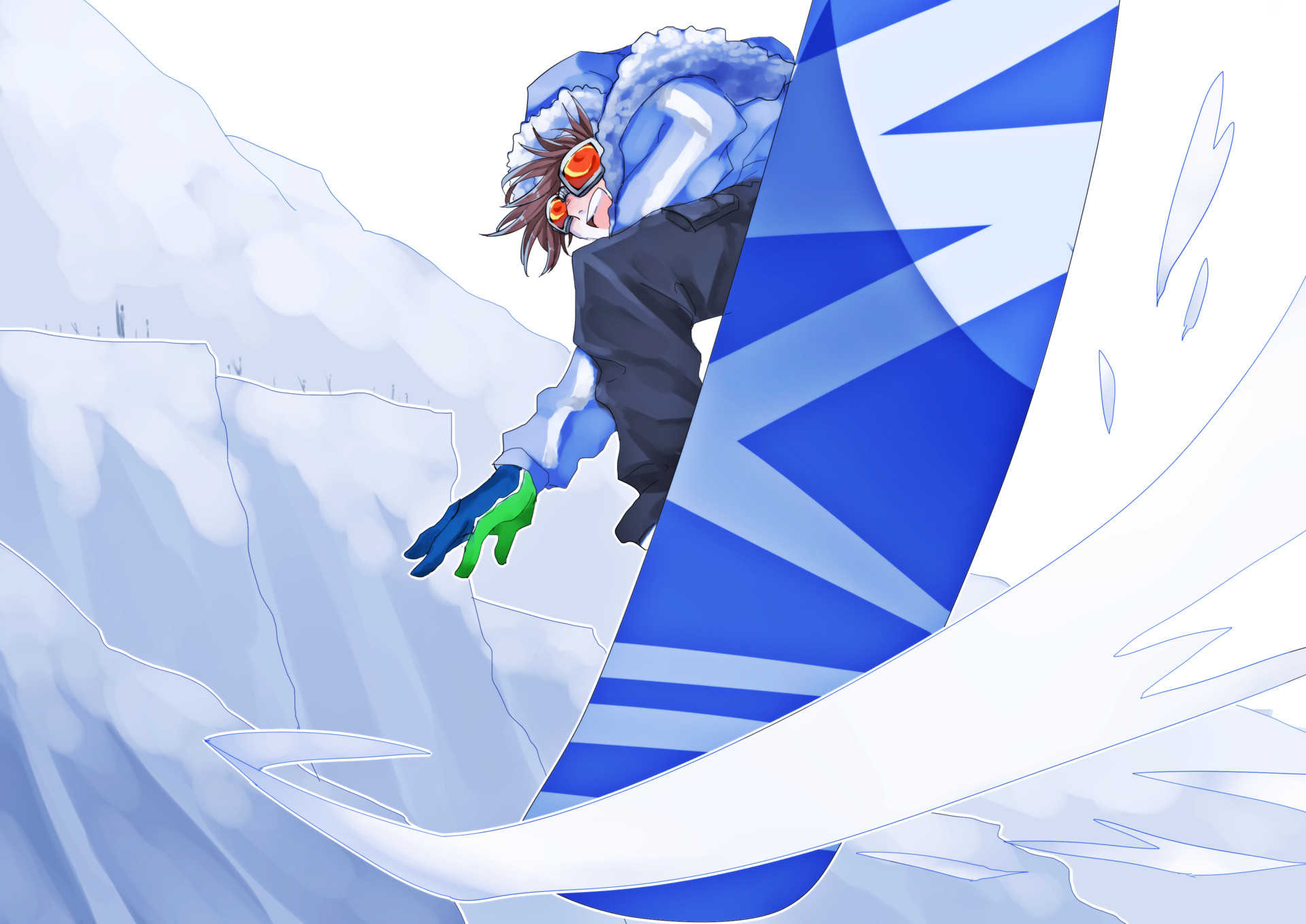 ArtStation - Snow Skiing