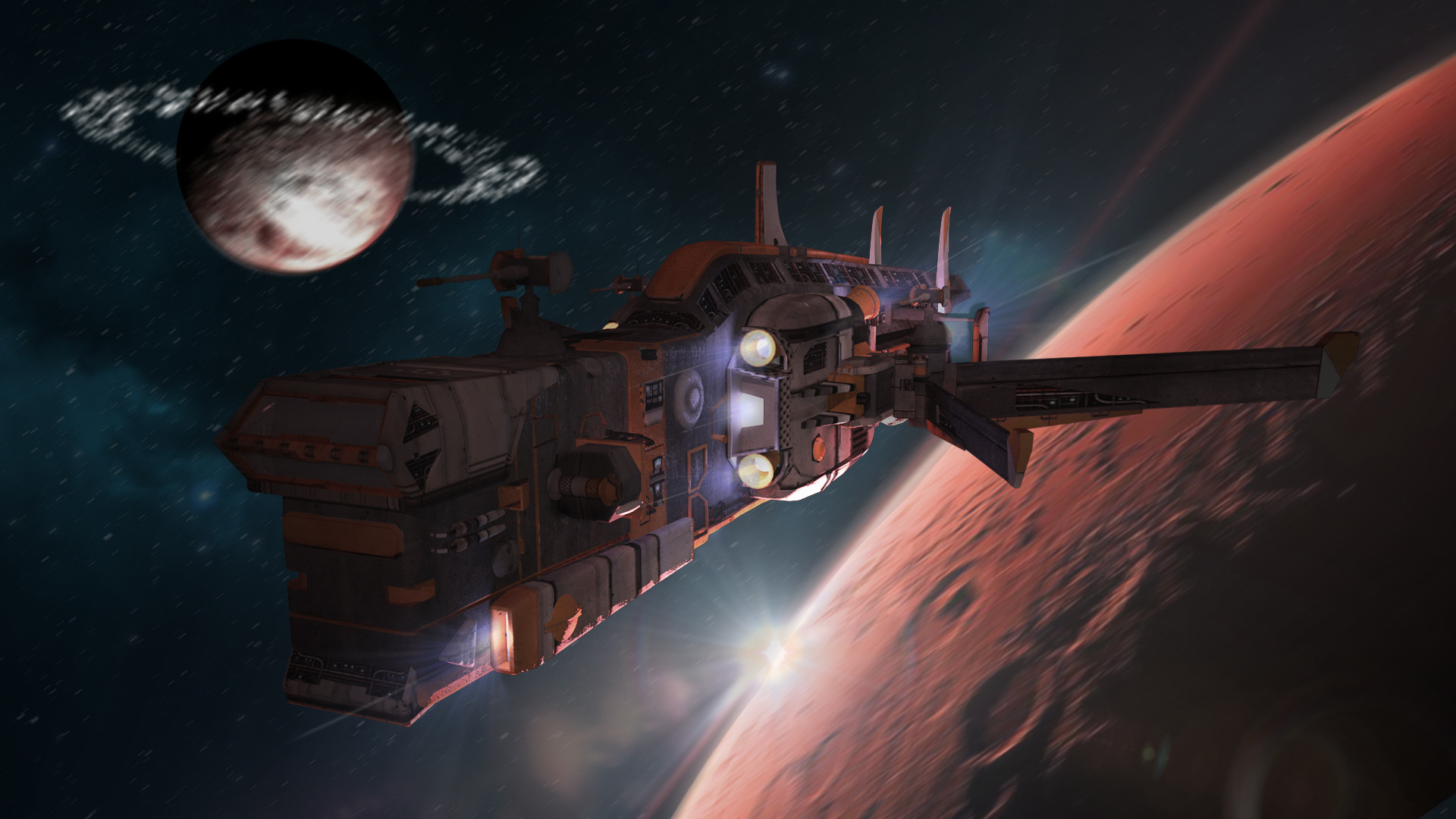 ArtStation - 3D SpaceShip