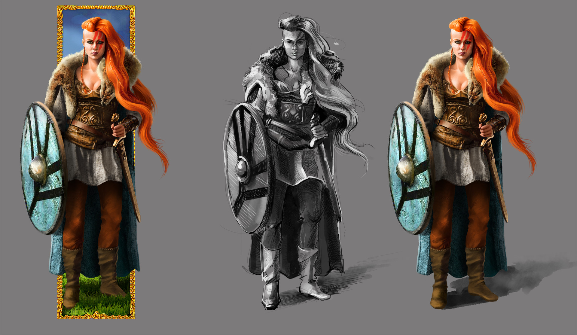 ArtStation - Shield Maiden
