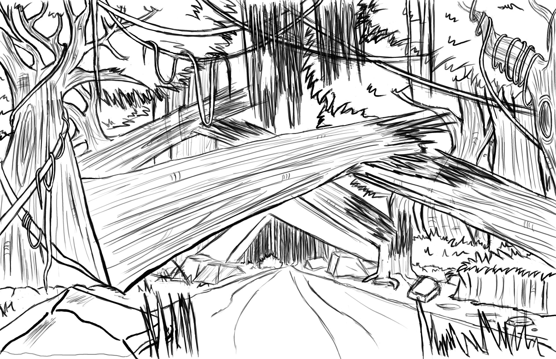 ArtStation - Forest Layout