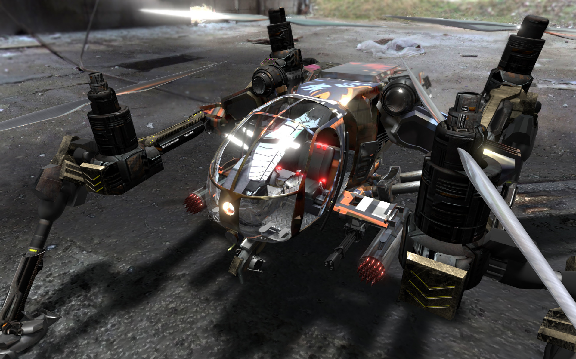 ArtStation - Robô Drone