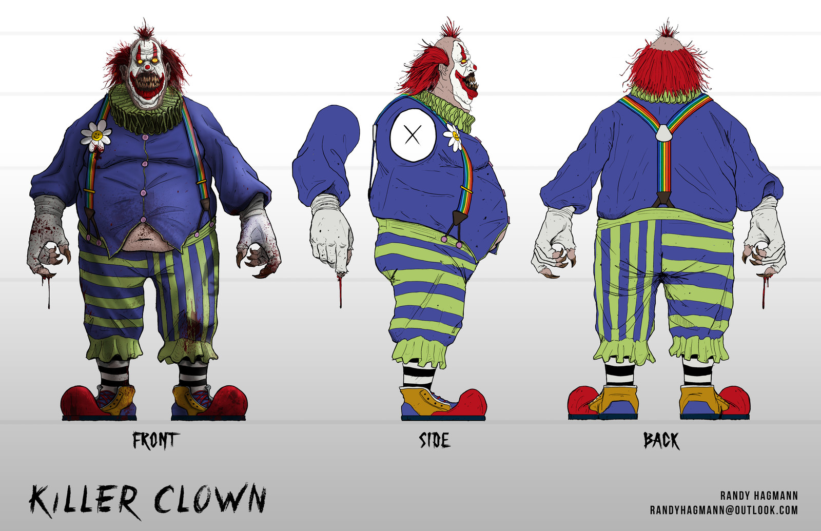 Randy Hagmann - Killer Clown (Character Design)
