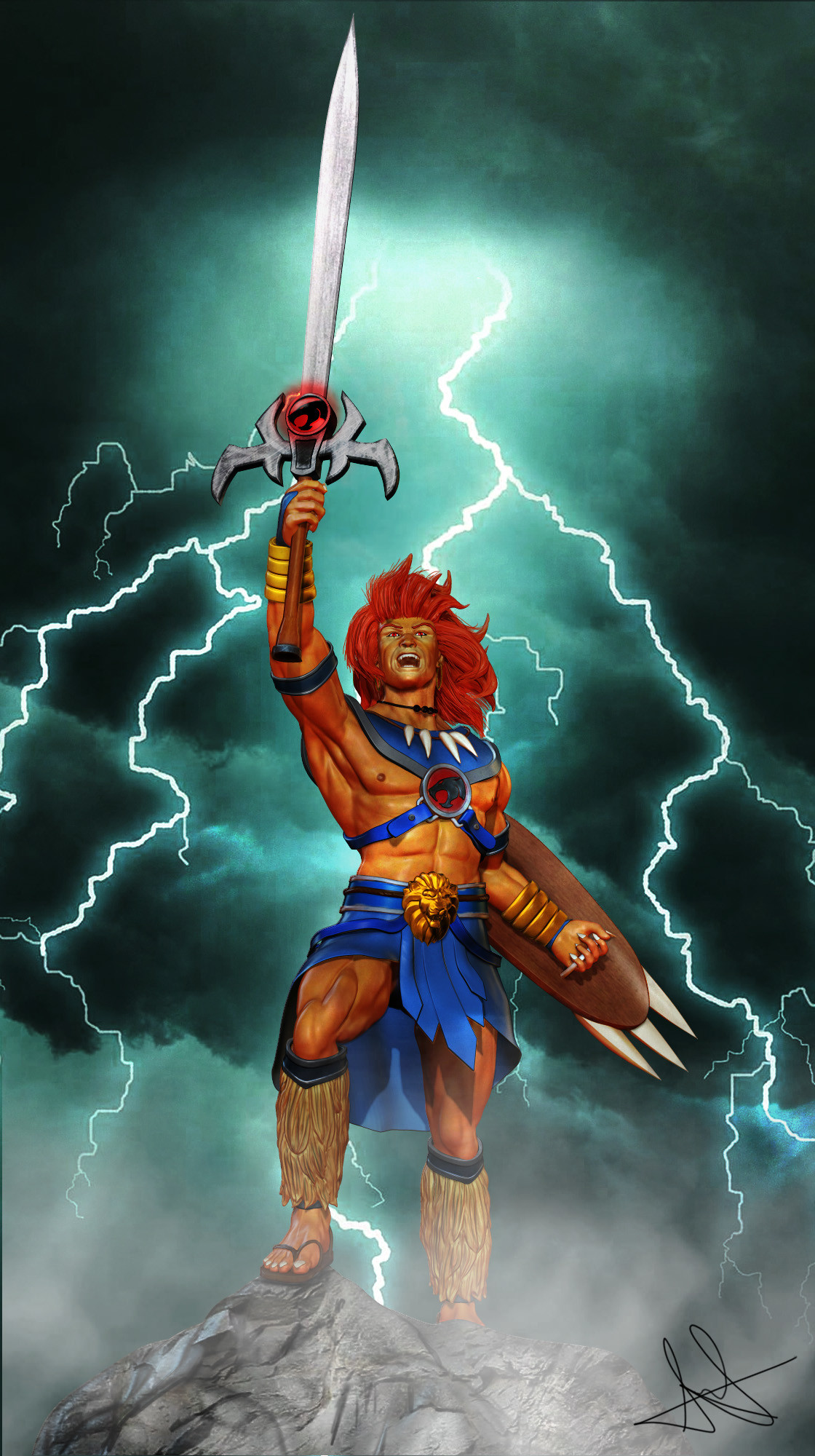 ArtStation - Leon O redesign | Thundercats