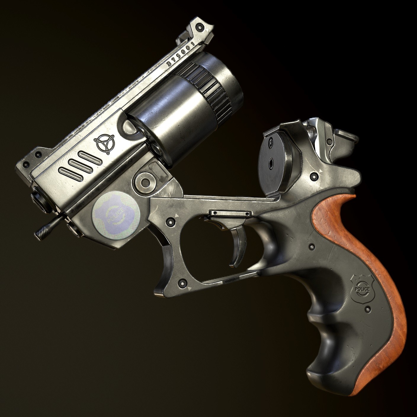 ArtStation - Police revolver