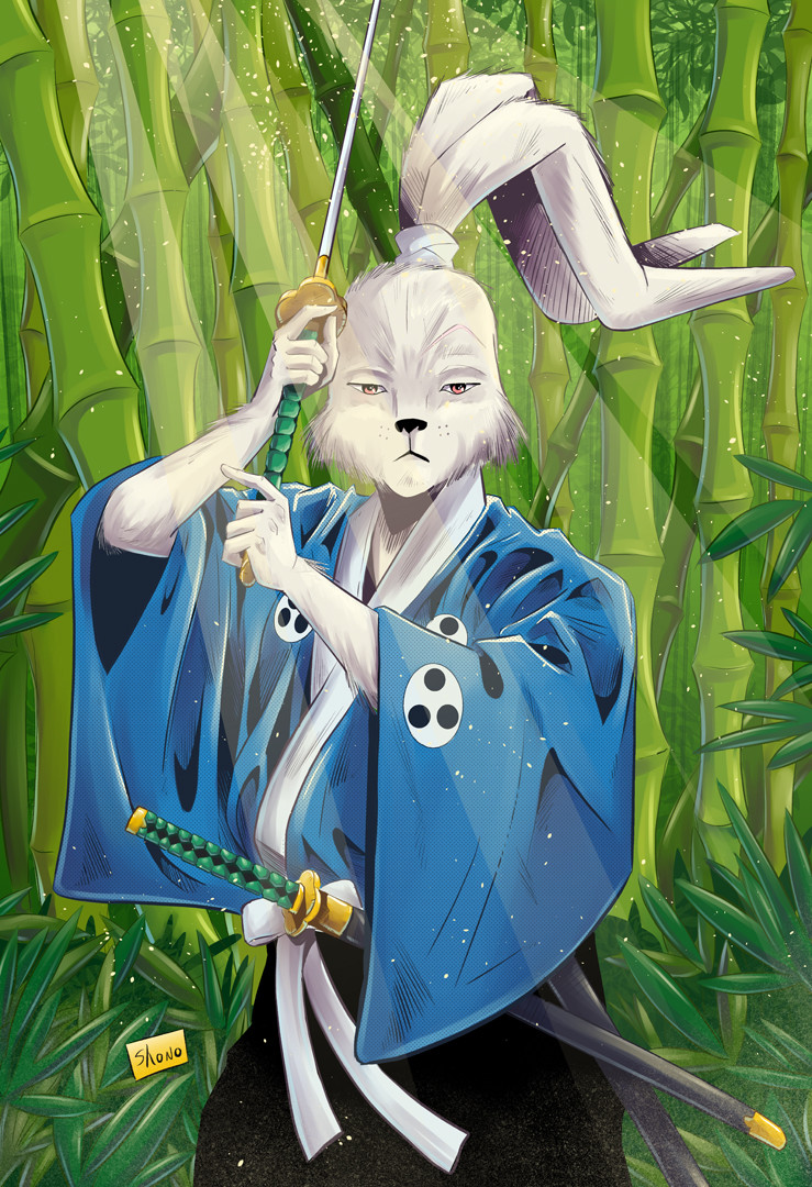 ArtStation - Character Illustration: Usagi Yojimbo , Shawn McCauley