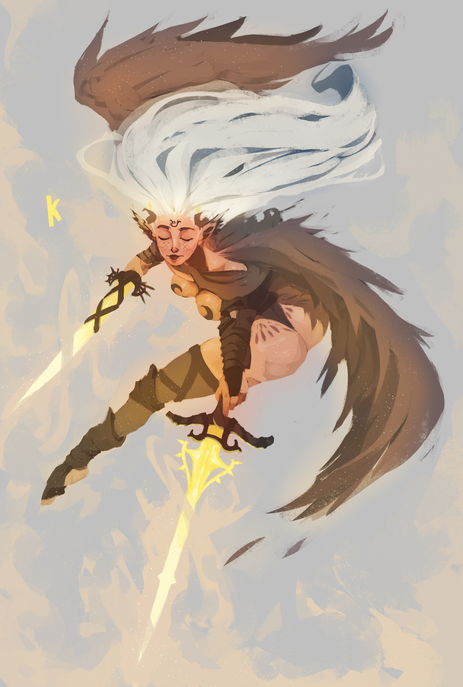 ArtStation - Hraesvelg warriors -blade dancer-