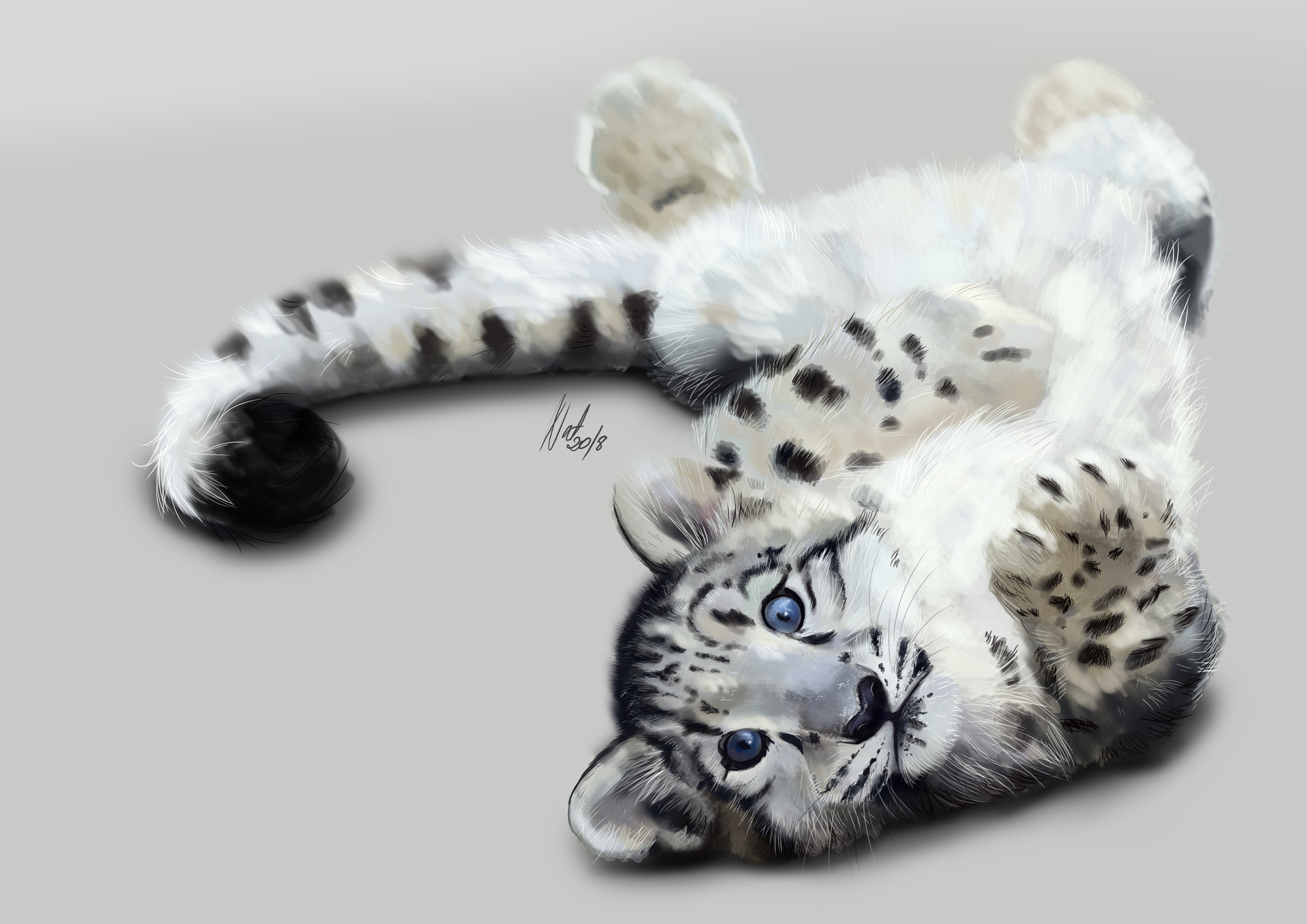 ArtStation - snow leopard