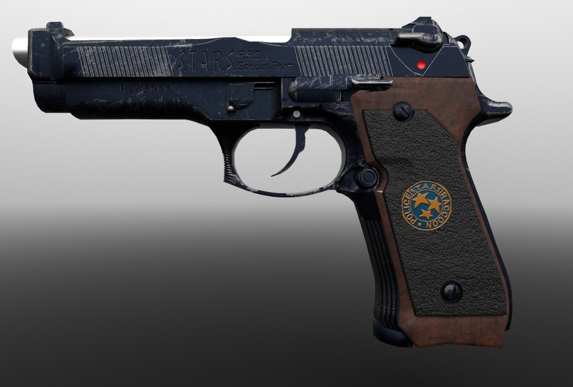 ArtStation - Samurai Edge (Beretta92F) Resident Evil