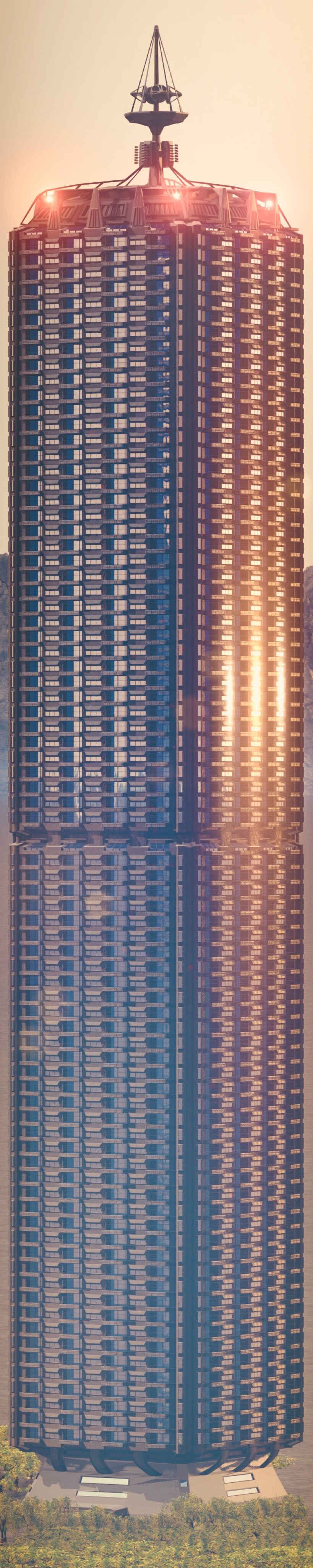 ArtStation - High Riser in SunSet (HD)