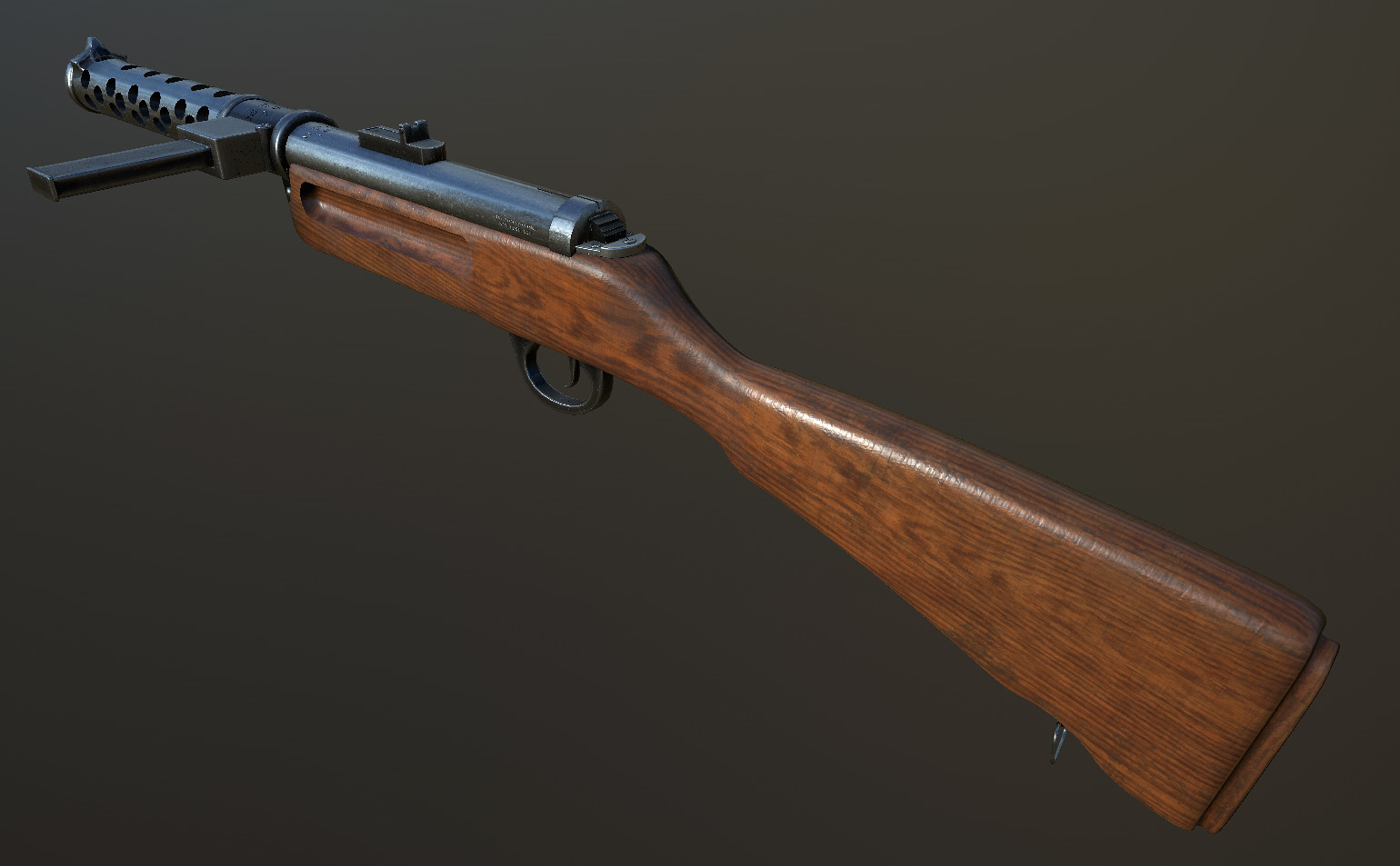 Alexandre Martin MGSTUDIO - MP 18 Machine Gun WWII