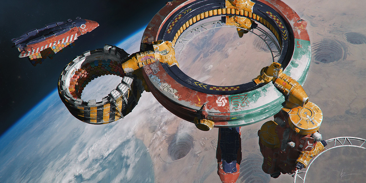 ArtStation - Keyframe: Spacestation