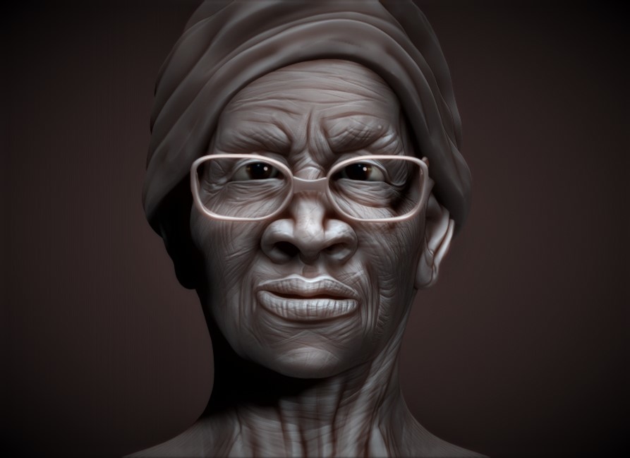 ArtStation - Old lady