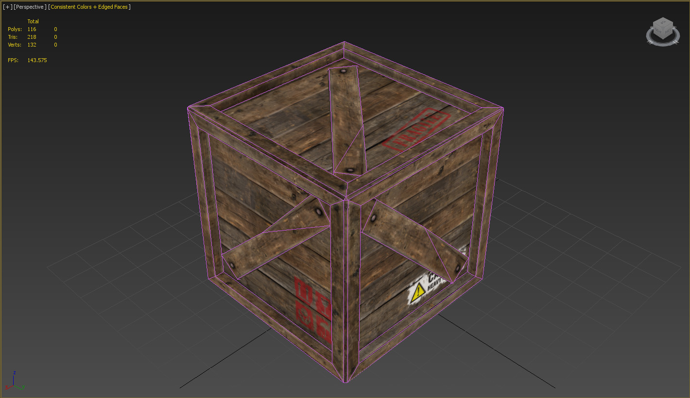 ArtStation - Assignment 1a - Wooden crate