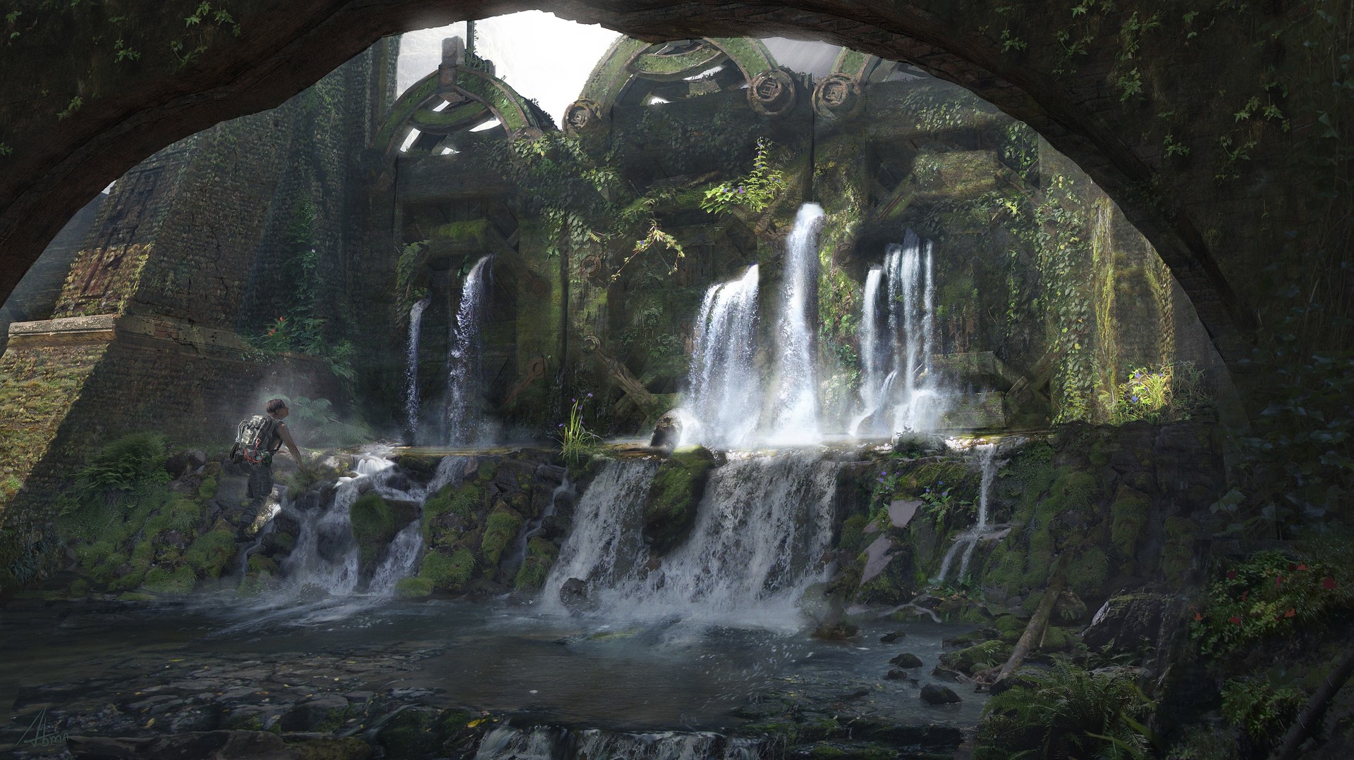 ArtStation - Ancient dam