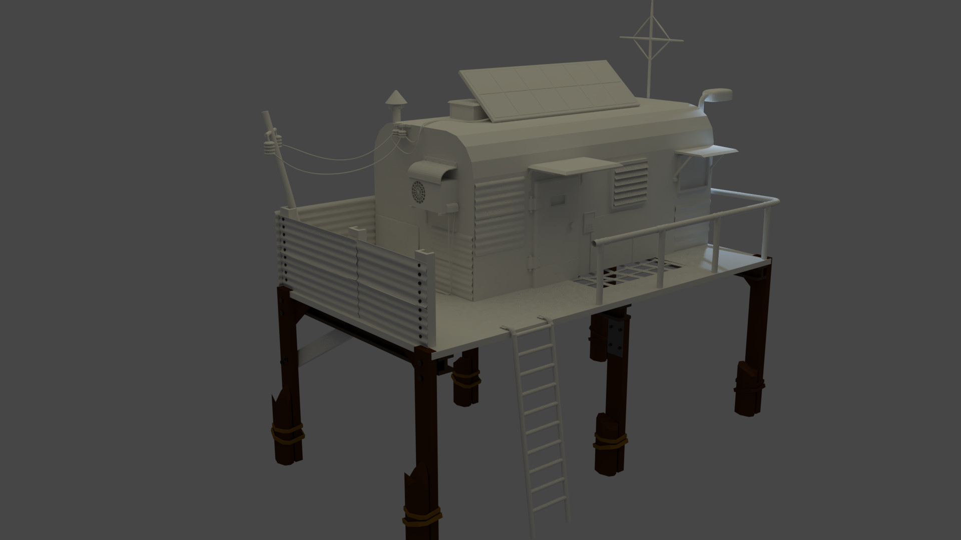 ArtStation - deck house