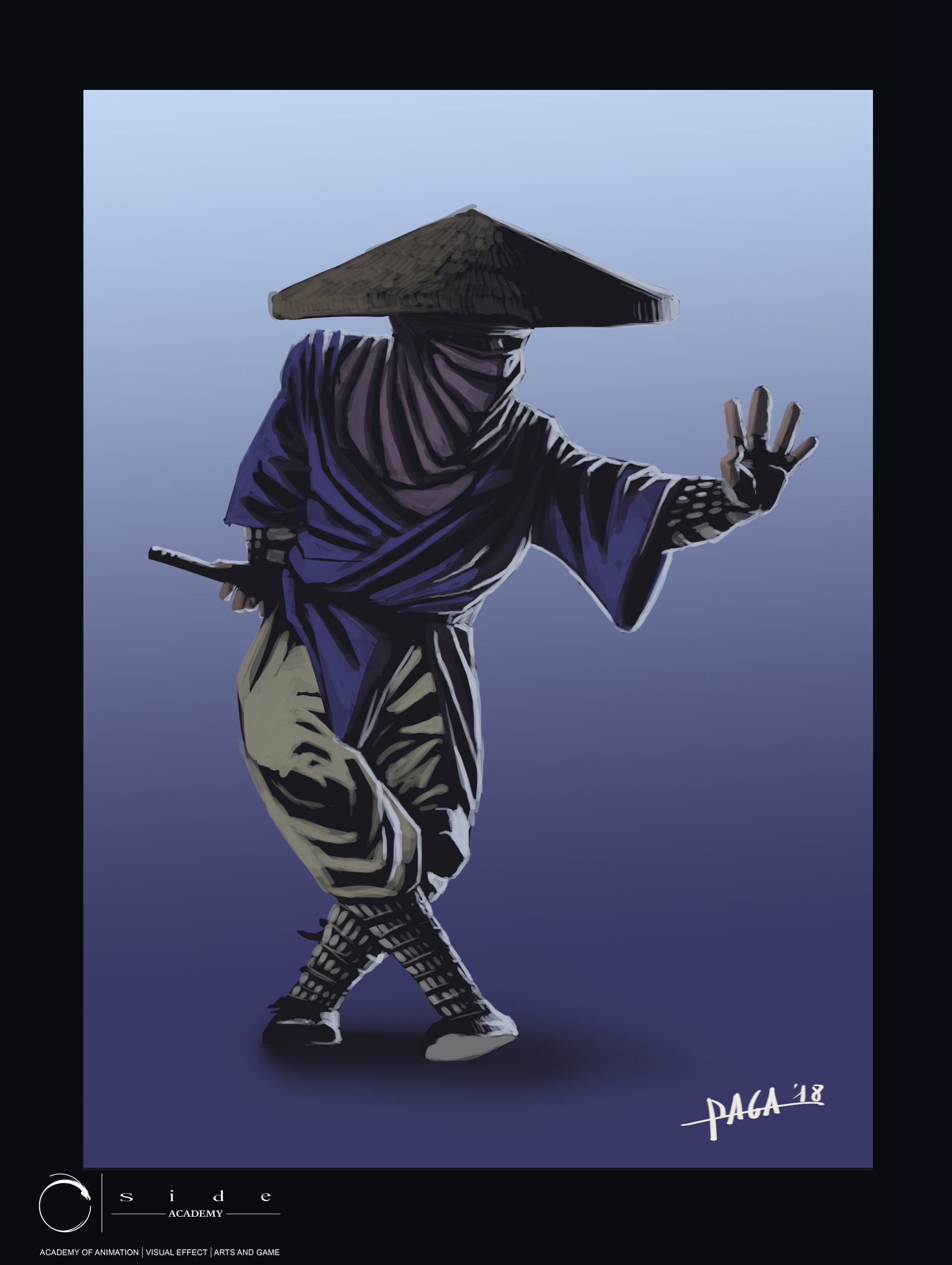 ArtStation - Samurai saga - concept ninja