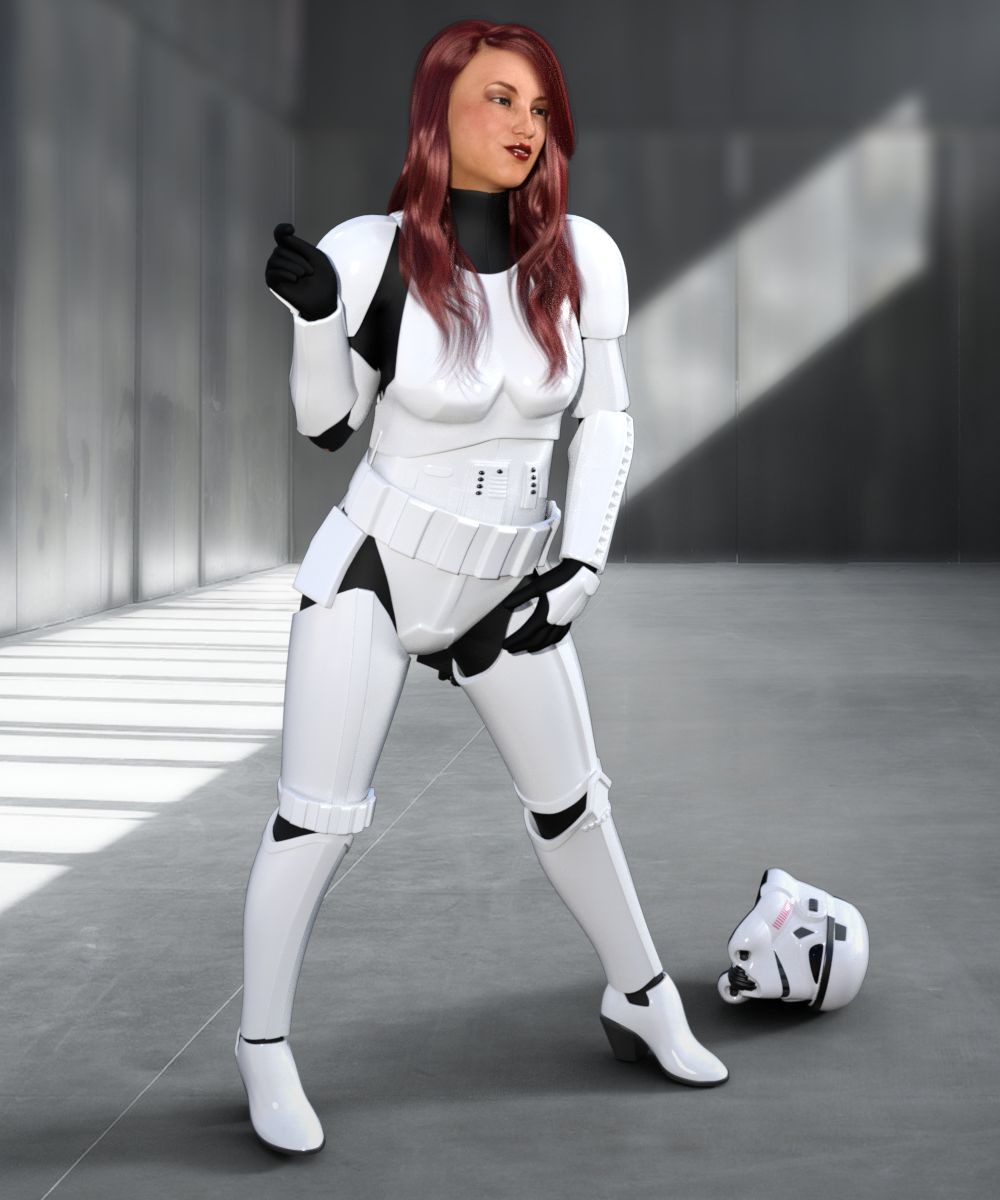 RenderHub - Stormtrooper Outfit for Genesis 8 Female