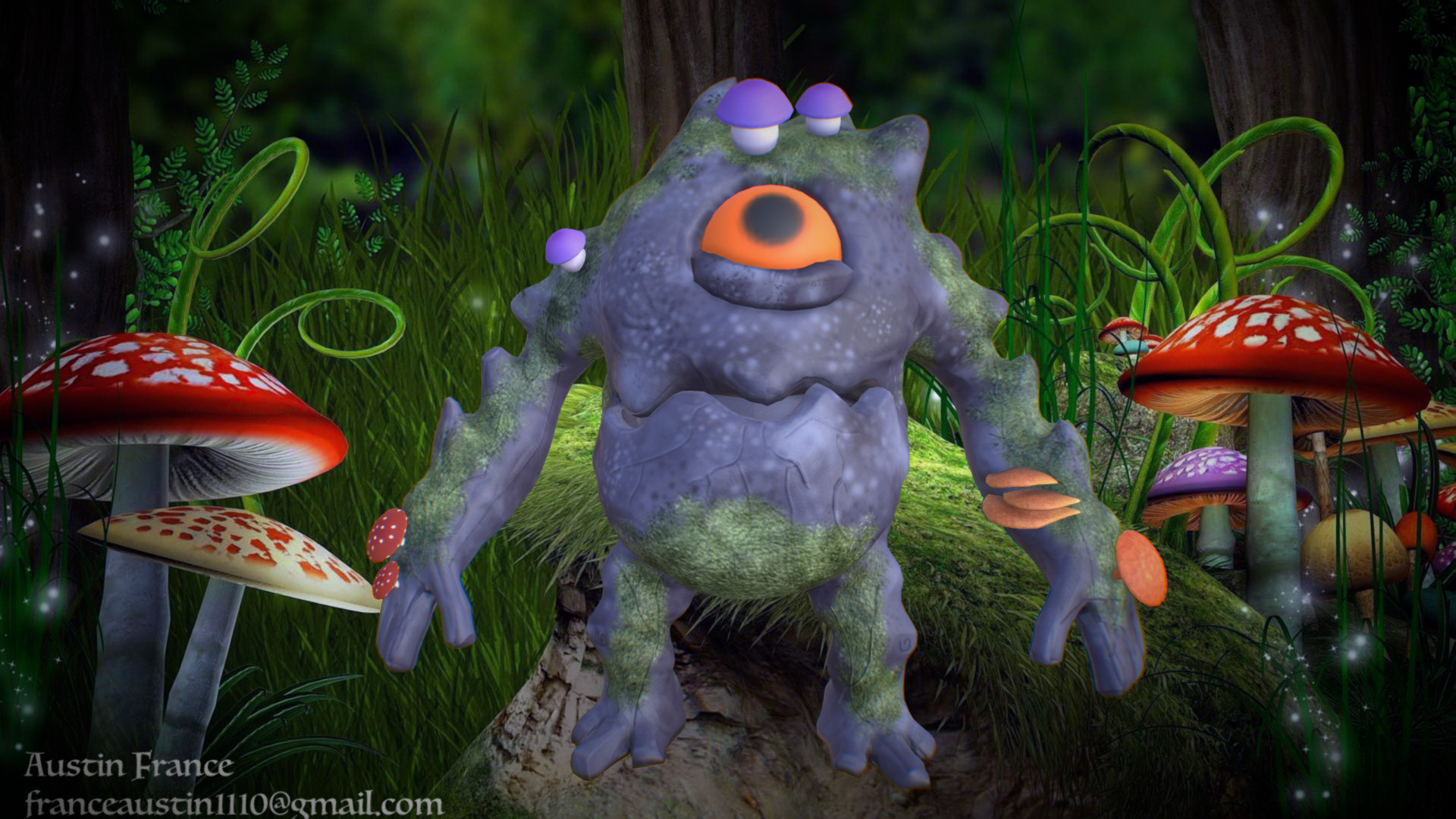 ArtStation - Rock Monster