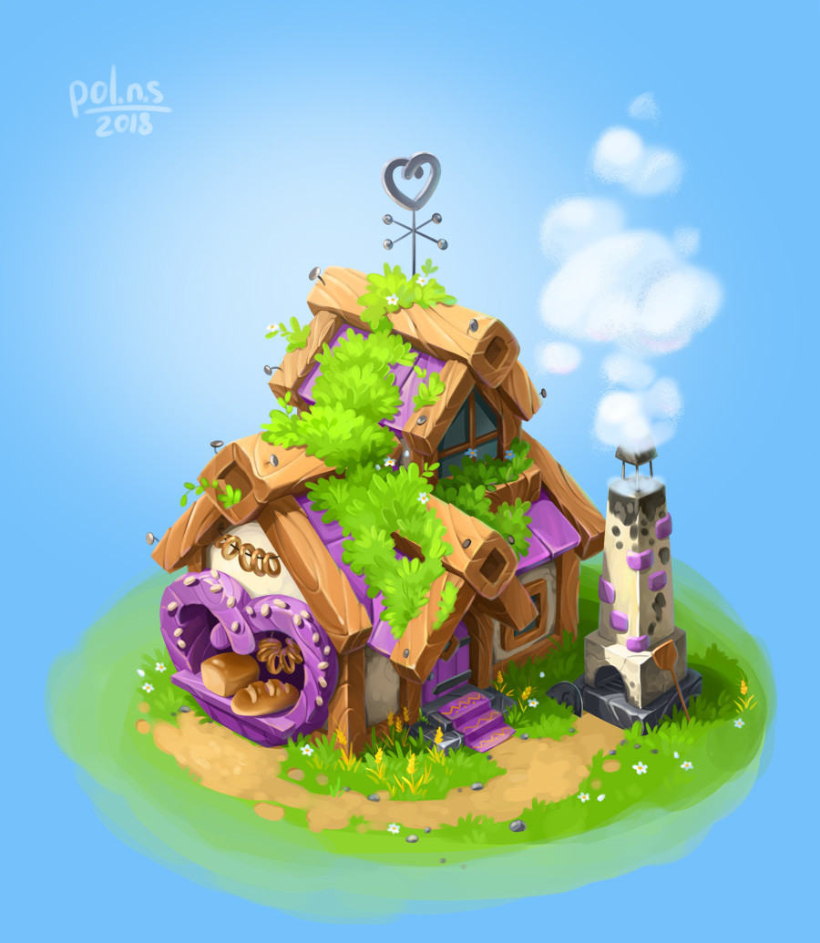 ArtStation - Bakery house