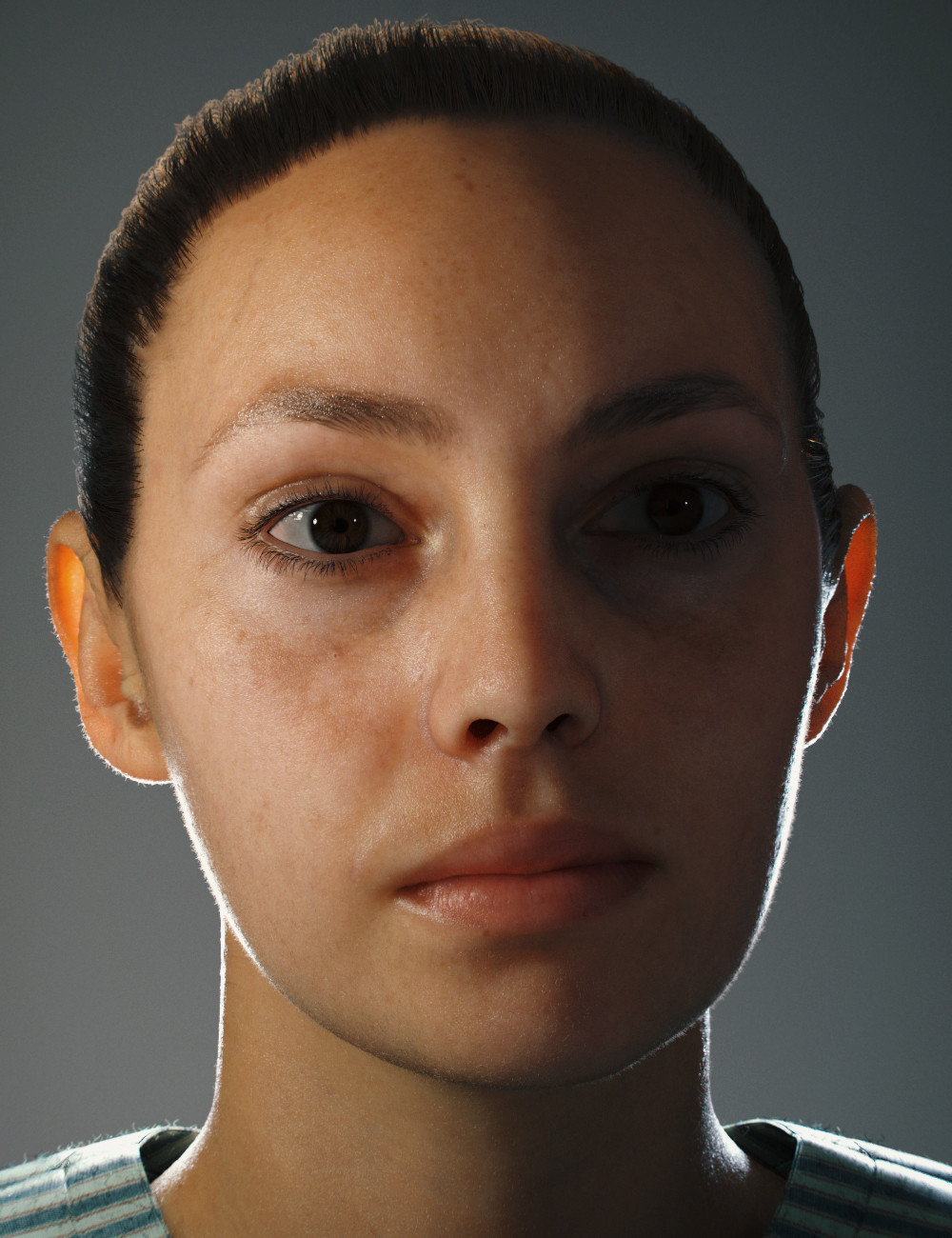 ArtStation - Digital Emily (Render for Redshift)