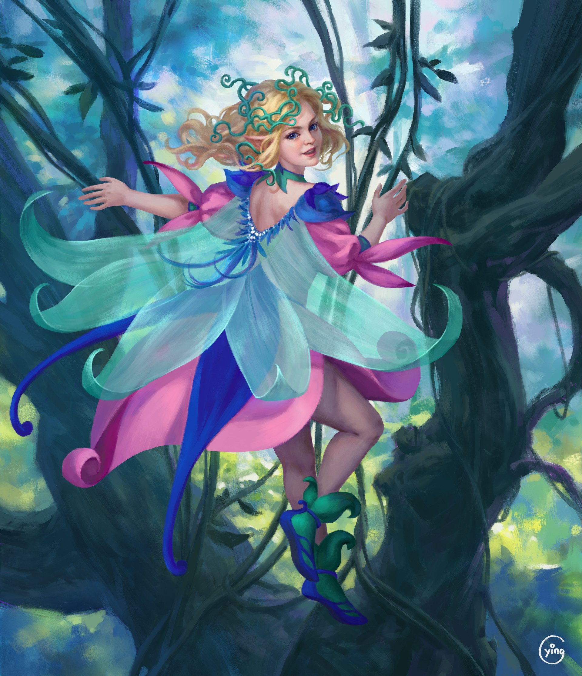 ArtStation - Pink Fairy