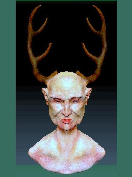 ArtStation - The sacred deer woman