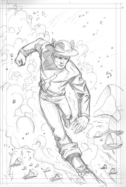 jay garrick flash coloring pages