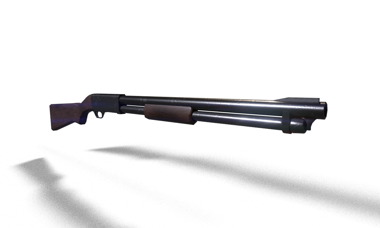 ArtStation - M37 Ithaca Pump Action Shotgun