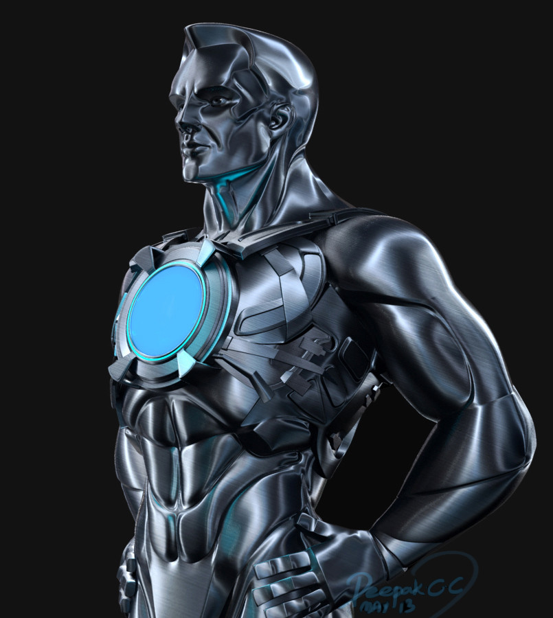 Deepak C C - SteelMan 3D Mascot