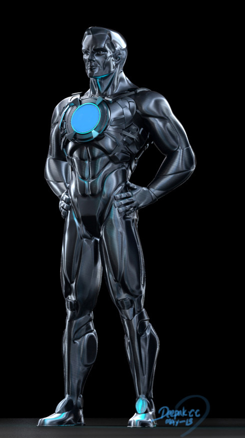 Deepak C C - SteelMan 3D Mascot