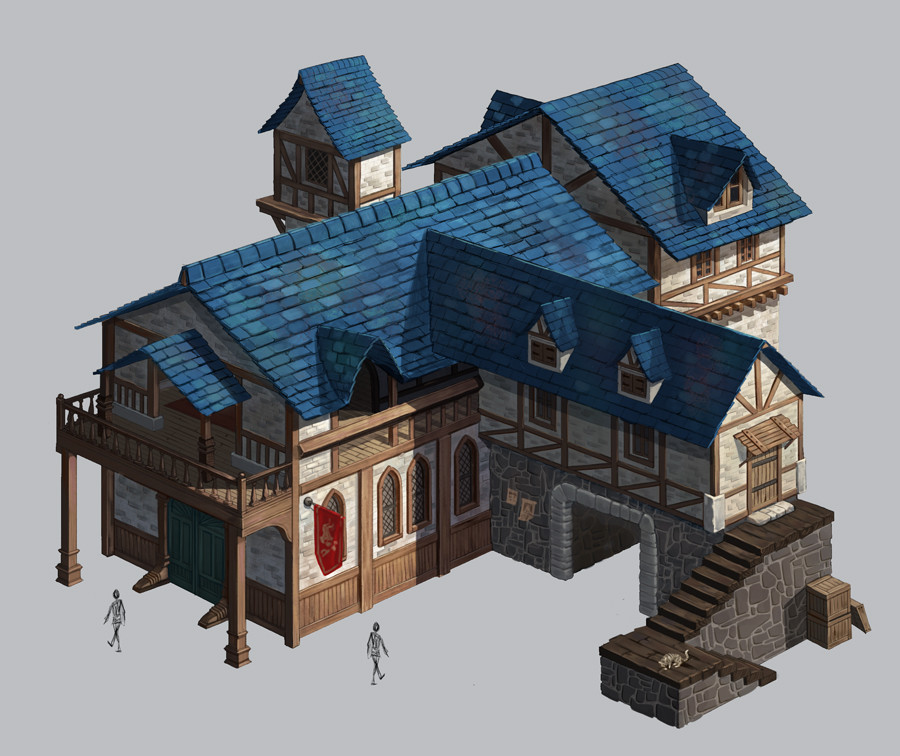 ArtStation - medieval house
