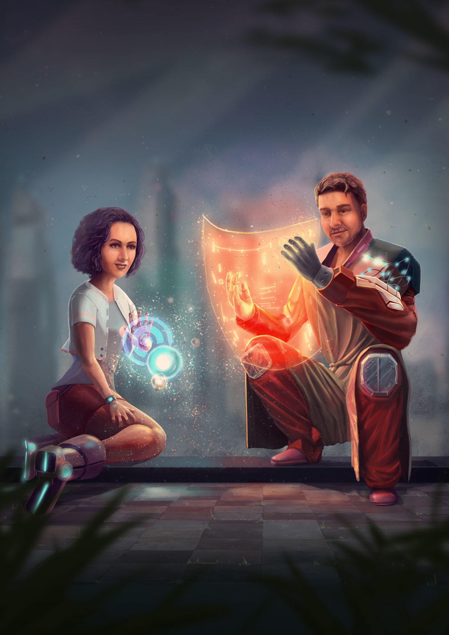 ArtStation - Fanart Commission #2 - Netrunner