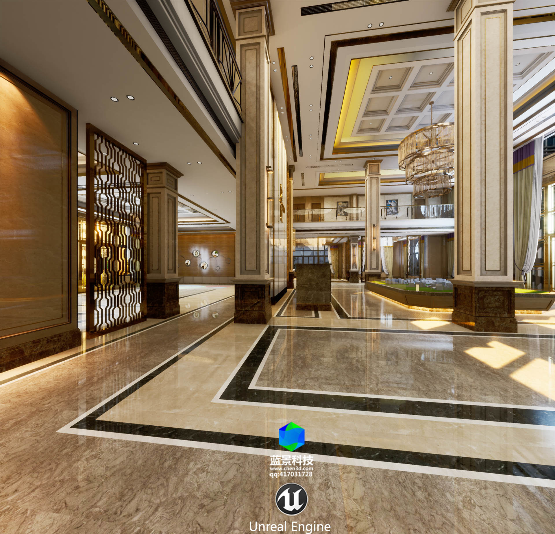 ArtStation - VR of lobby,made by UE4