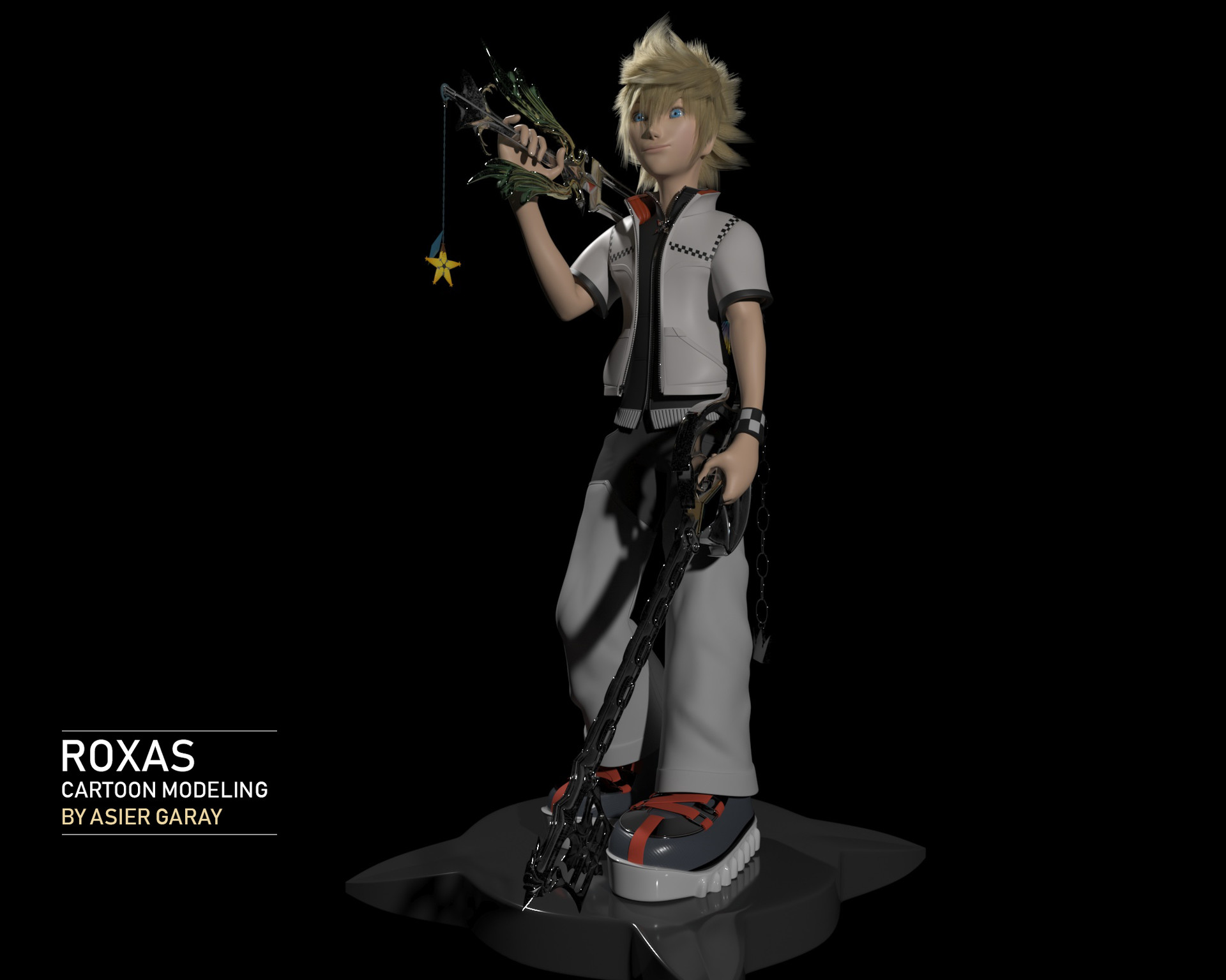 ArtStation - Roxas - Cartoon modeling project