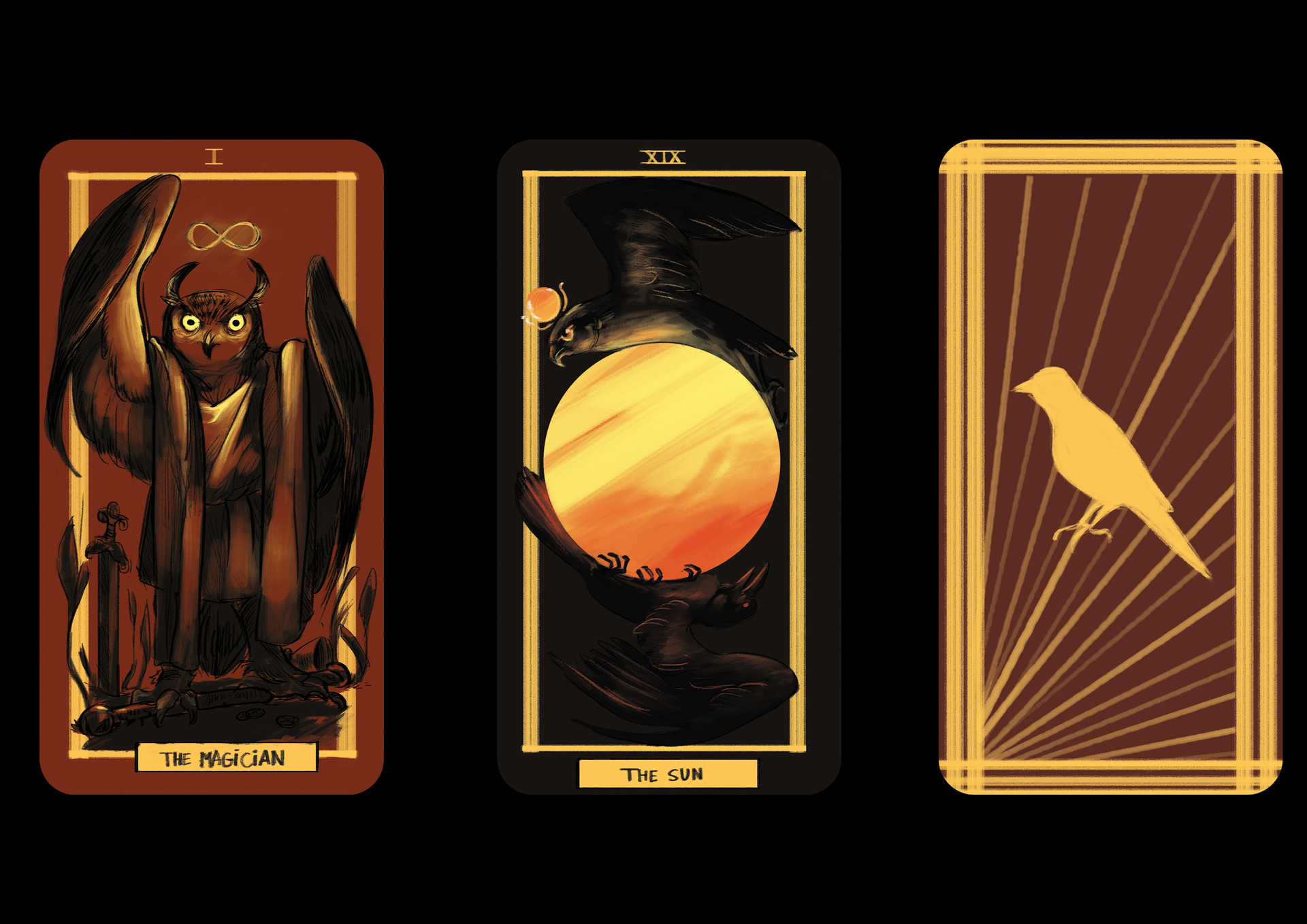 ArtStation - Bird tarot