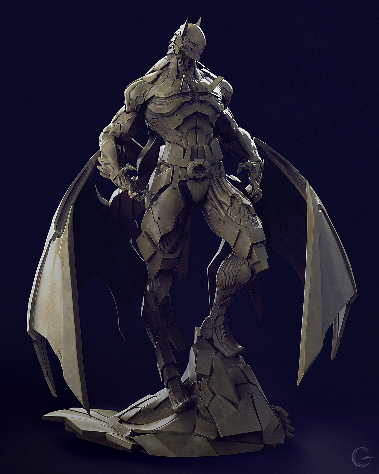 ArtStation - Bat Mech